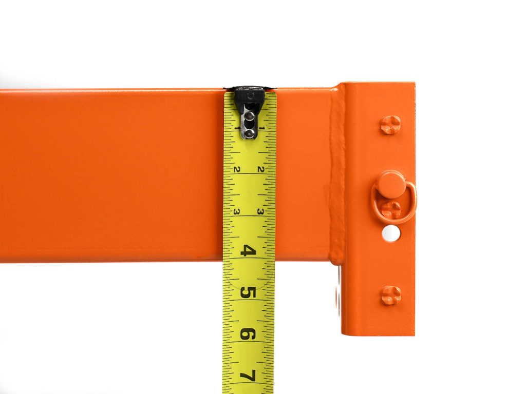 Pallet Rack Beam 096" Long x 4-1/8" High - Rack Store