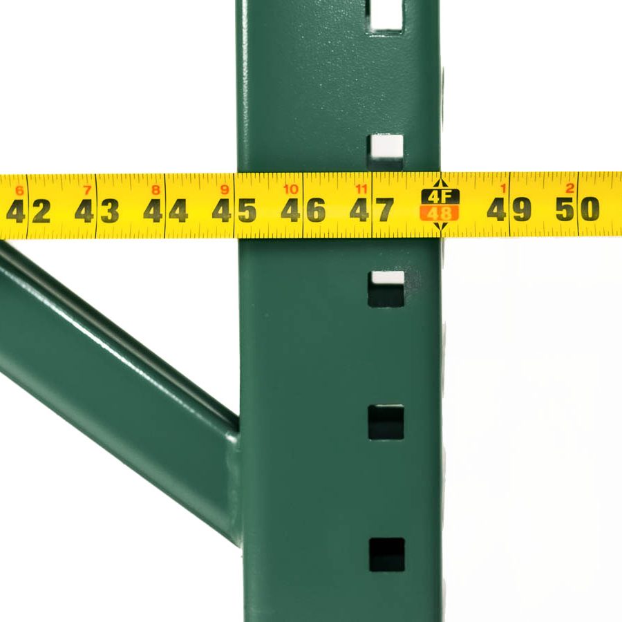 Pallet Rack Frame 48″ Deep x 240″ High 3012 8x8 - Rack Store