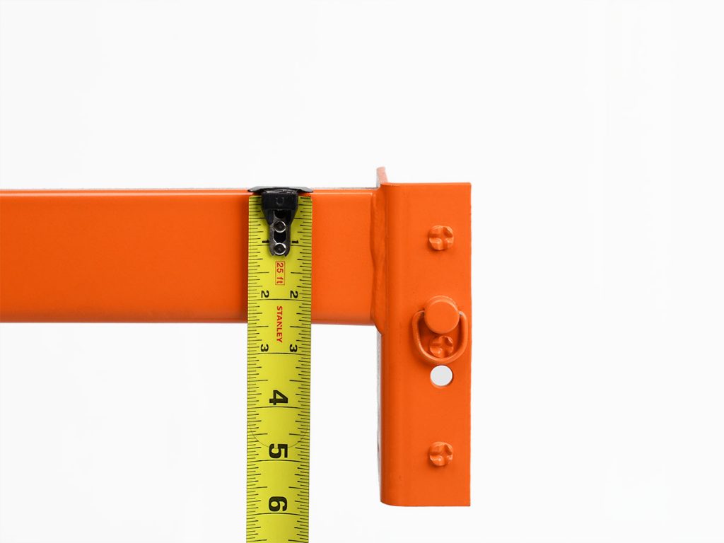 Pallet Rack Beam 096" Long x 2-1/2" High - Rack Store