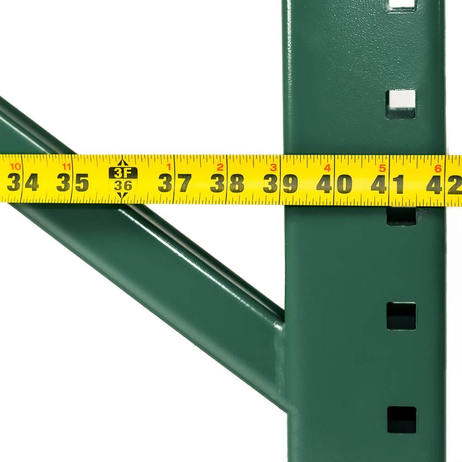 Pallet Rack Frame 42″ Deep x 240″ High 3014 3x4 - Rack Store