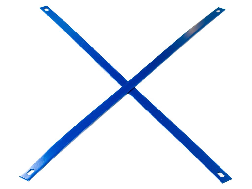 Structural Cantilever Rack X Brace 72" Wide x 60" High - Rack Store