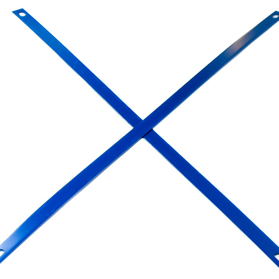 Structural Cantilever Rack X Brace 72" Wide x 60" High - Rack Store